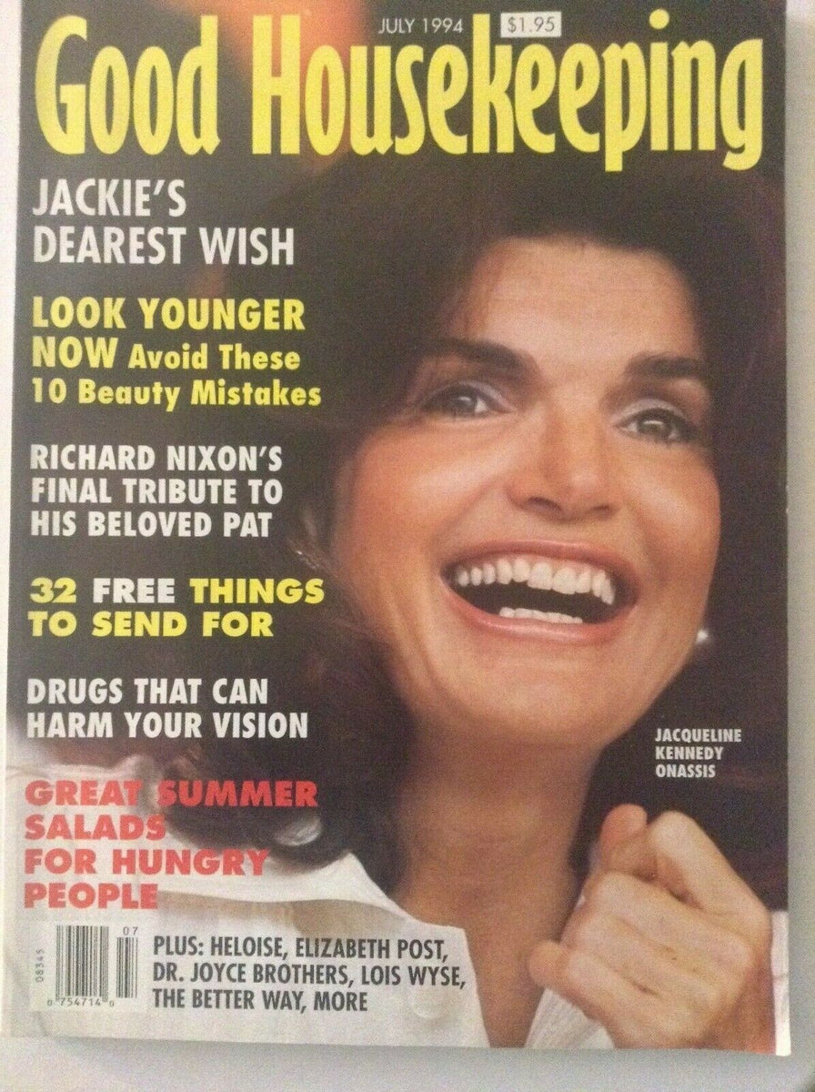 Good Housekeeping Magazine Jacqueline Kennedy Onassis July 1994 041119 ...