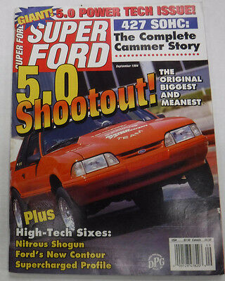 Super Ford Magazine 5.0 Shootout Cammer Story September 1994 072315R ...