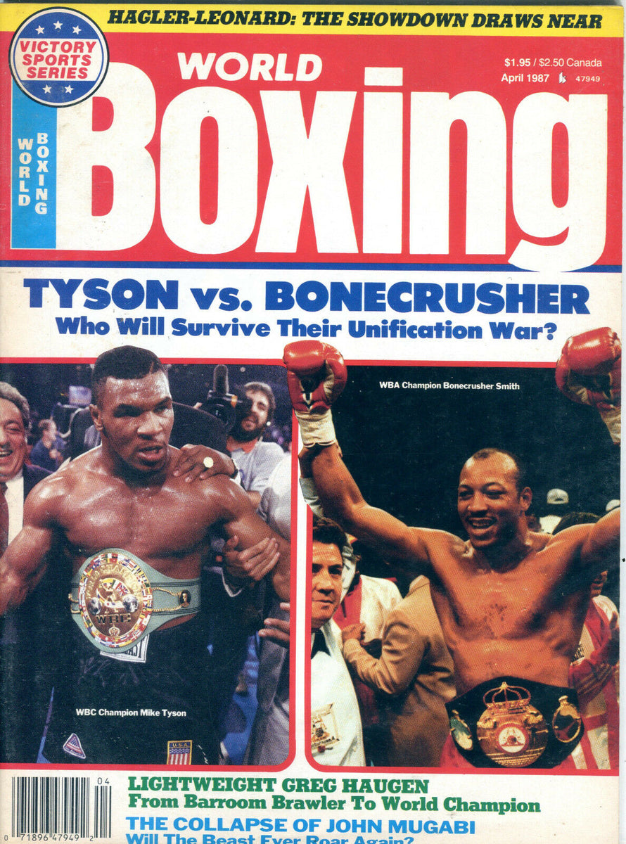 World Boxing Magazine April 1987 Mike Tyson EX 060716jhe – mr-magazine ...