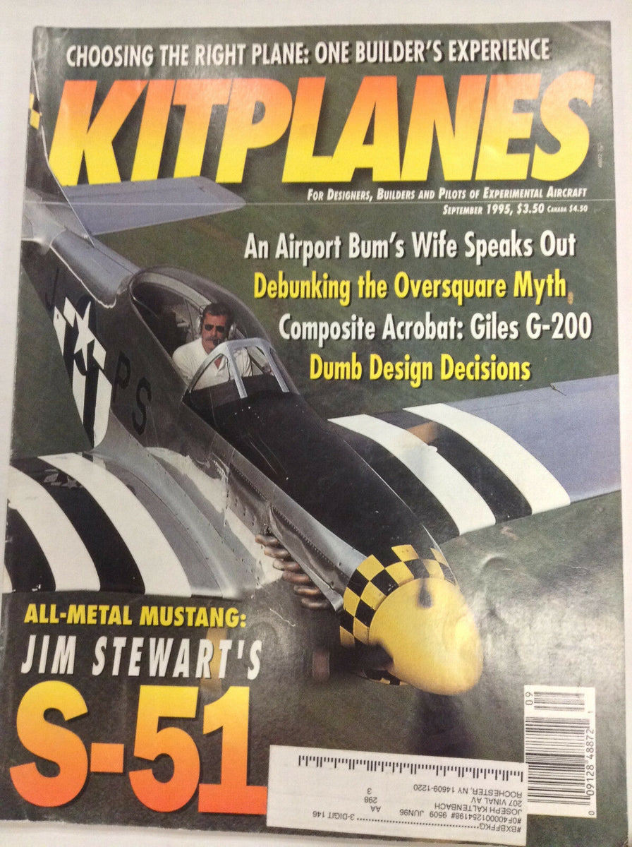Kitplanes Magazine Debuking Oversquare Myth September 1995 041017nonr ...