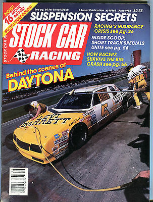 Stock Car Racing Magazine June 1986 Behind The Scenes At Daytona EX 02 ...
