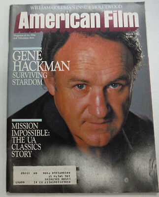 American Film Magazine Gene Hackman & UA Classics March 1983 050615R ...