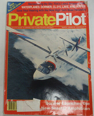 Private Pilot Magazine Dornier Launches The New Seastar March 1990 FAL ...