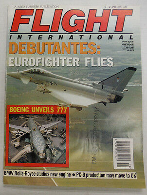 Flight International Magazine Eurofighter Flies April 1994 FAL 060915R ...