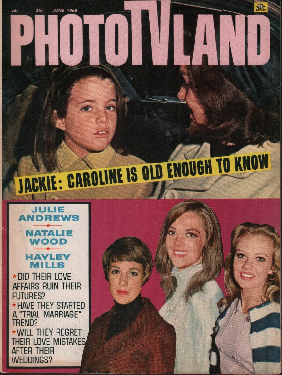 Photo TV Land June 1968 Jackie Caroline Kennedy Julie Andrews 062519AM ...