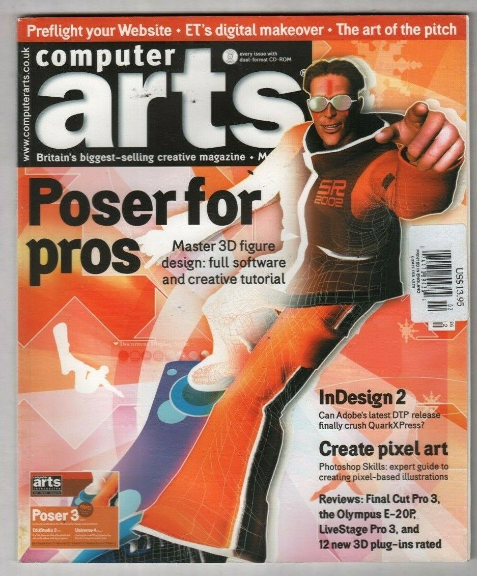 Computer Arts UK Mag Photoshop InDesign 2 February 2002 012420nonr – mr ...