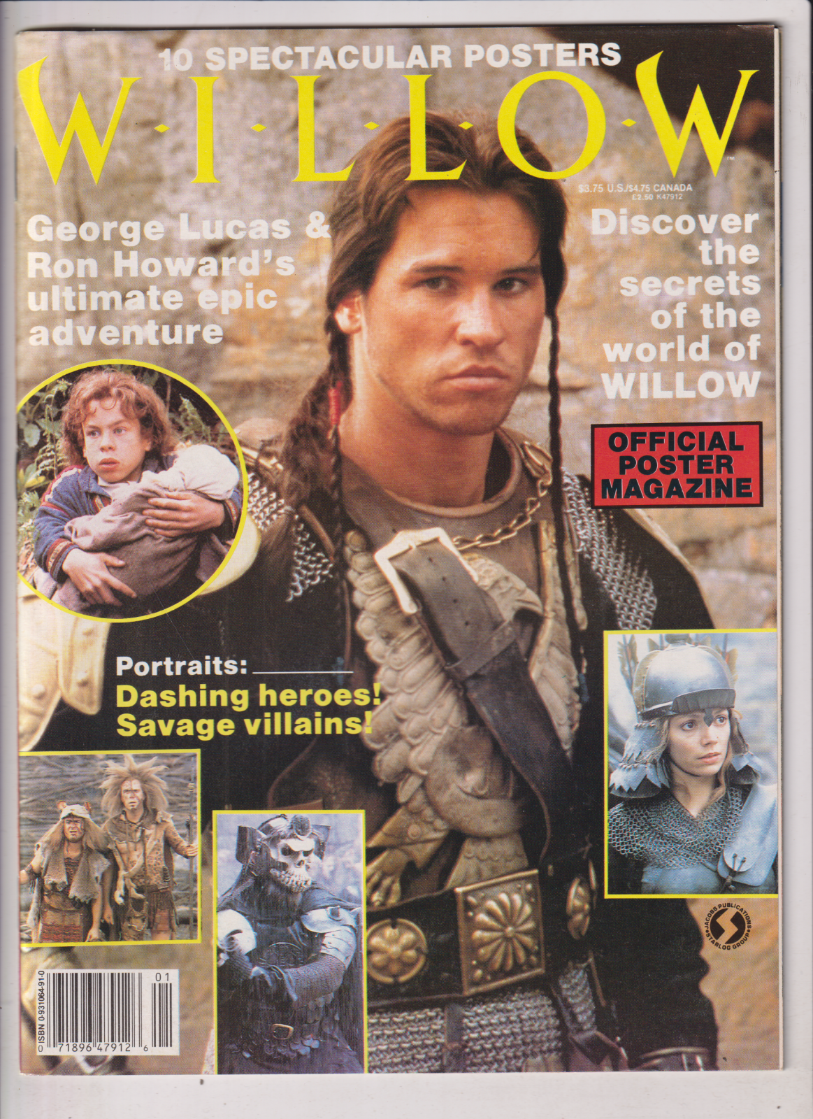 Willow Sci-Fi Magazine George Lucas & Ron Howard 1988 011120nonr – mr ...