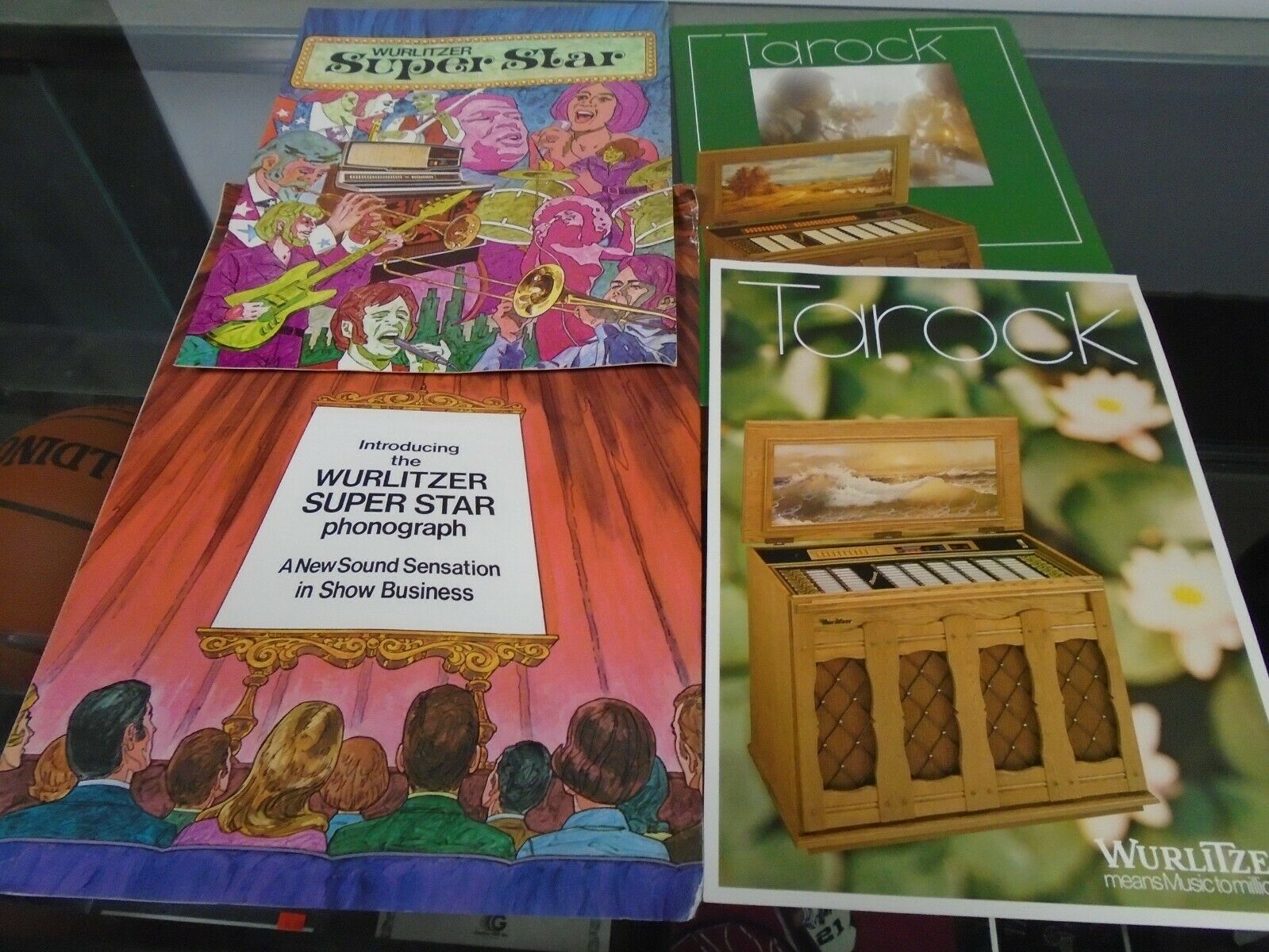 Wurlitzer Jukebox Advertisement Flyer Lot 28pcs Circa 1970s 021219AME ...