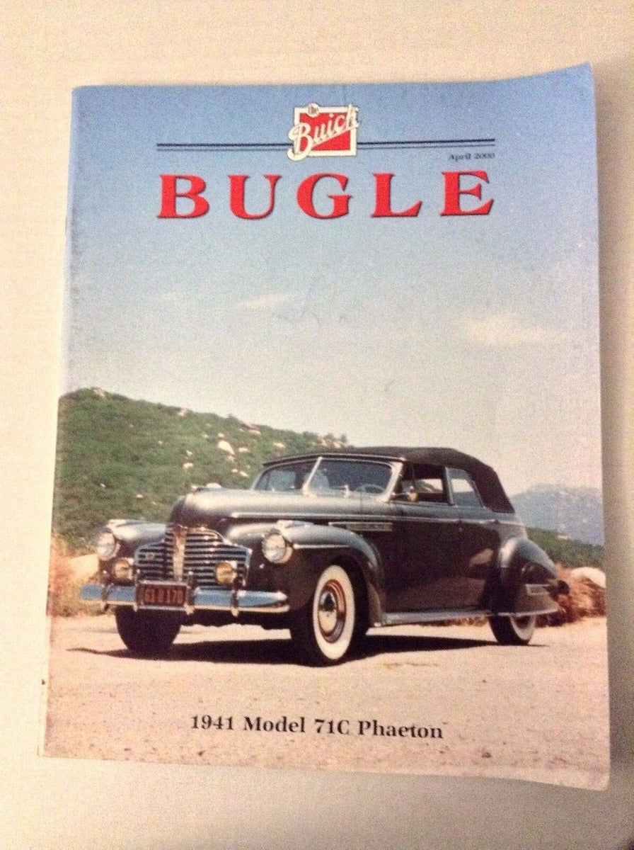 Buick Bugle Magazine 1941 Model 71C Phaeton April 2000 032017NONRH – mr ...