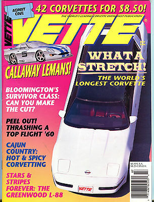 Vette Magazine July 1994 World's Longest Corvette EX 031816jhe – mr ...