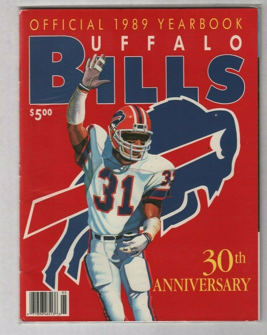 Buffalo Bills 1989 Yearbook 30th Anniversary 020520nonr – mr-magazine-hobby