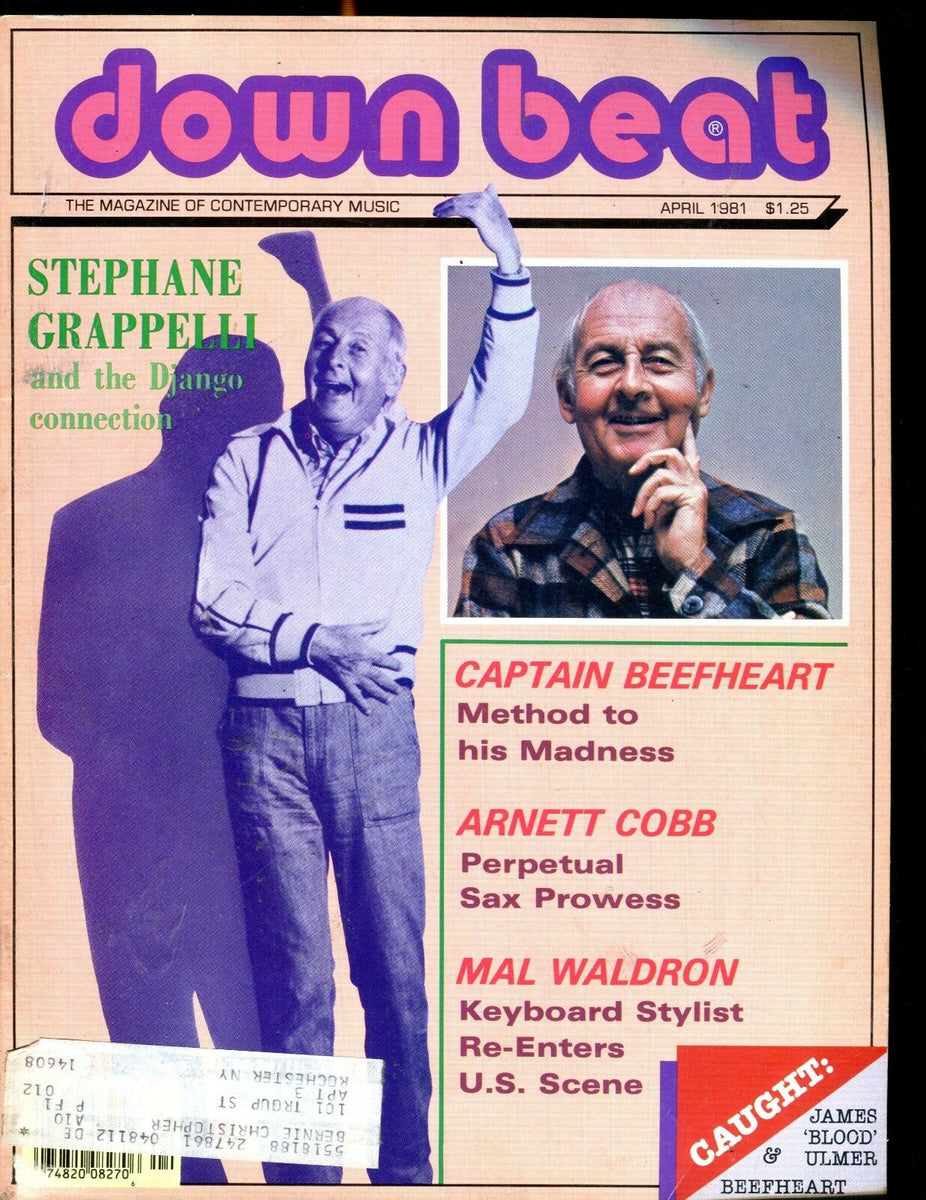 Down Beat Magazine April 1981 Stephane Grappelli EX w/ML 121116jhe – mr ...