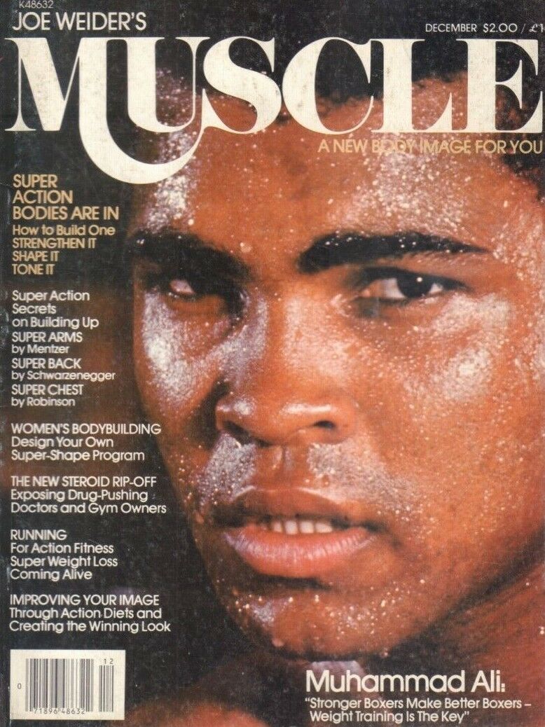 Muscle December 1979 Muhammad Ali Arnold Schwarzenegger 121718DBE – mr ...